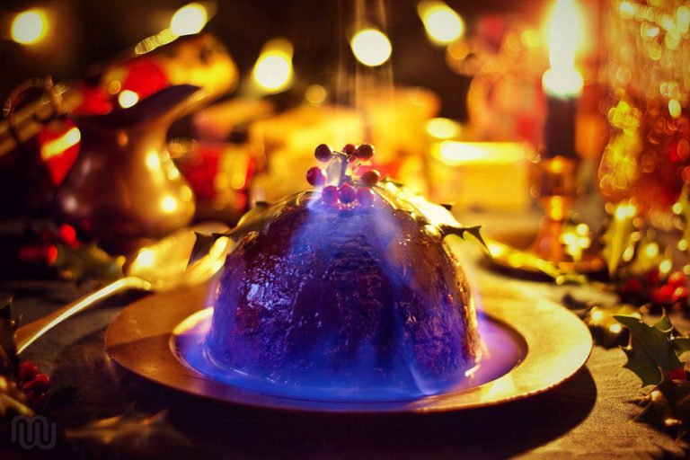Christmas Pudding, A Typical Christmas Dish from England ...